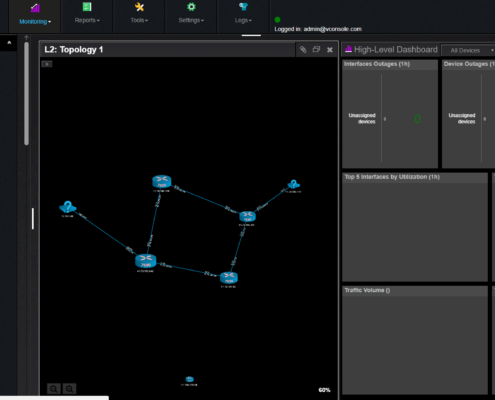 UI Screenshots - Network Discovery, Monitoring and Netflow