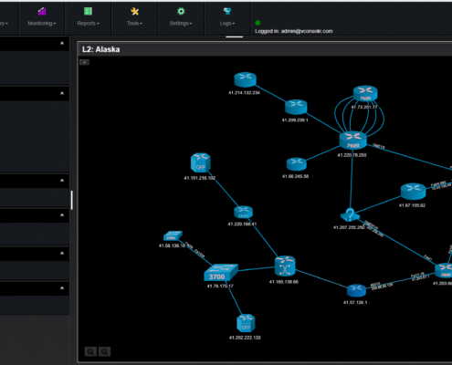 UI Screenshots - Network Discovery, Monitoring and Netflow
