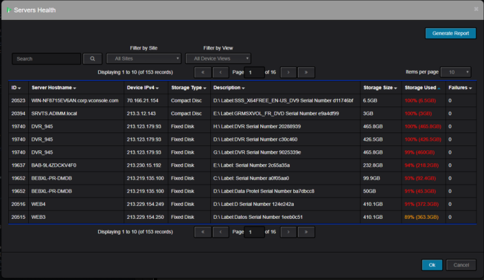 Storage and Memory Utilization Monitoring for Windows Servers and VM - Network Monitoring Tools