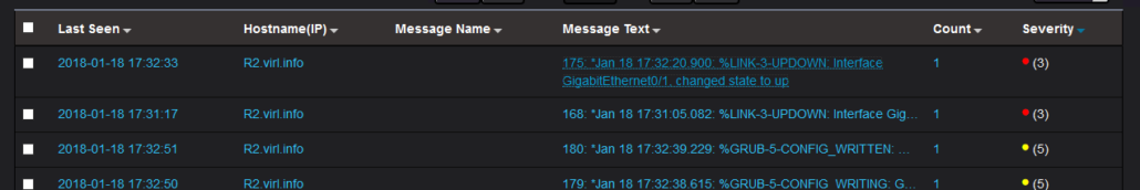 Syslog Server Functionality In Nectus Nms Network Monitoring Tools 8380