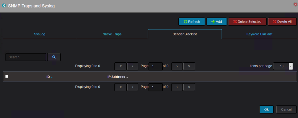 Syslog server functionality in Nectus NMS - Network Monitoring Tools