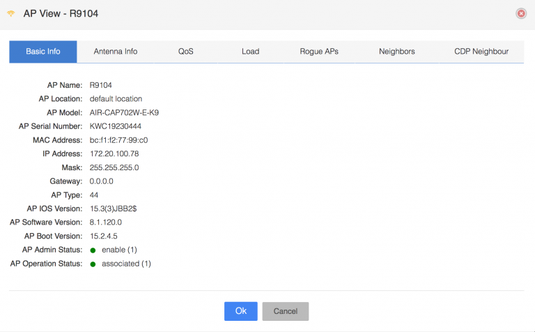 Cisco Wireless client search and tracking tools - Network Monitoring Tools