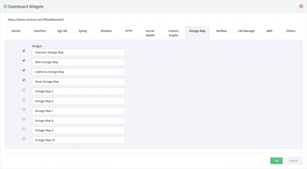 Creating Network Outage Dashboards in Nectus with GoogleMaps - Network ...