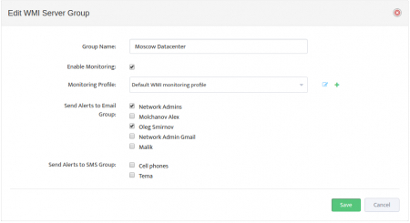 Monitoring Windows Processes with WMI in Nectus - Network Monitoring Tools