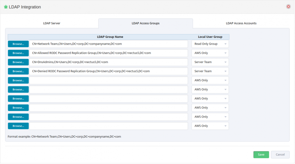 Configuring AD LDAP Integration for User Authentication - Network Monitoring Tools