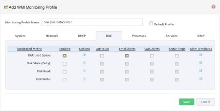 Monitoring Windows Server Storage Utilization with Nectus - Network Monitoring Tools