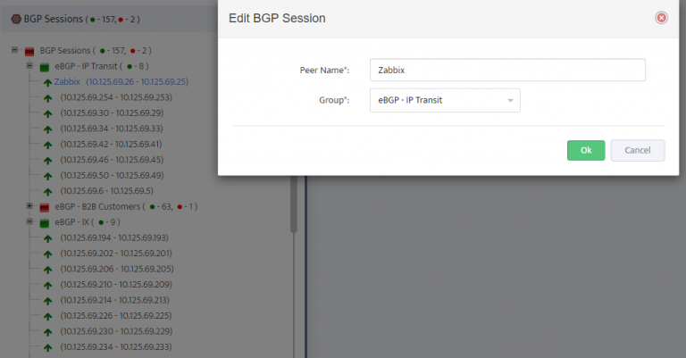 Monitoring BGP Sessions with Nectus - Network Monitoring Tools