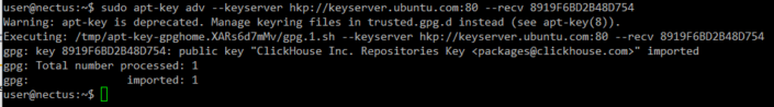 Clickhouse Db Installation For Nectus Netflow And Syslog Storage Network Monitoring Tools