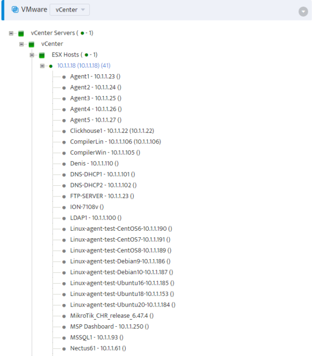 How to enable VMware Monitoring in Nectus - Network Monitoring Tools