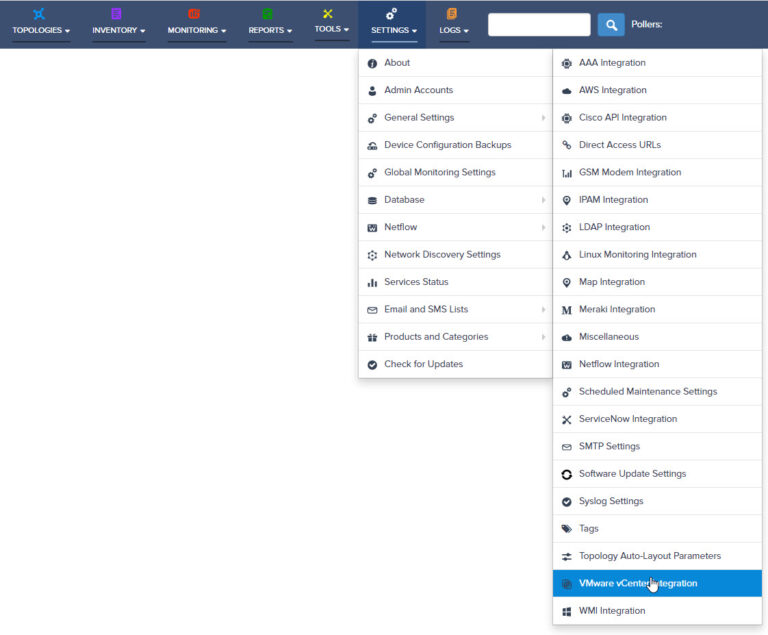 How to enable VMware Monitoring in Nectus - Network Monitoring Tools
