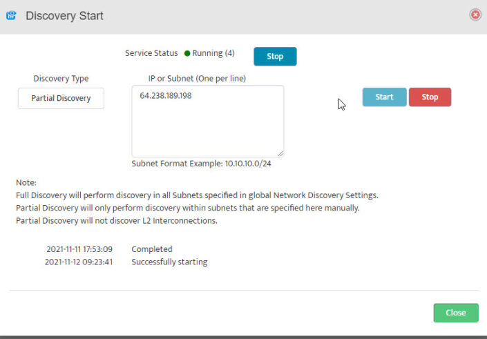 How to discover/add a single device in Nectus (1.64.xx) - Network Monitoring Tools