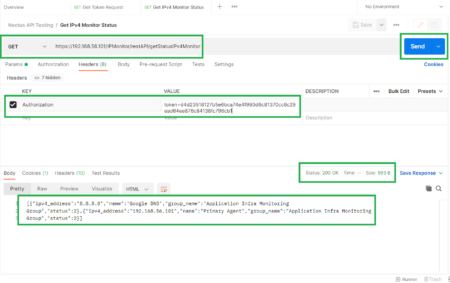 How to use Nectus API Interface - Network Monitoring Tools