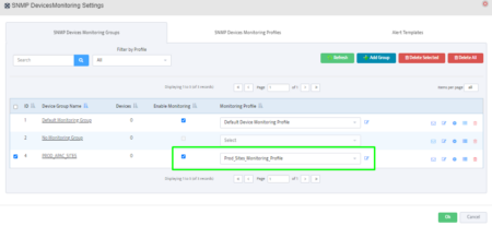 Creating New Device Monitoring Groups and Profiles - Network Monitoring Tools
