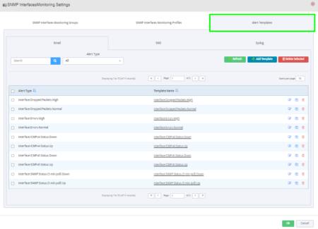Creating New Interface Monitoring Groups and Profiles - Network Monitoring Tools