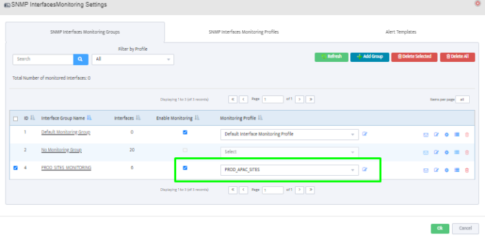 Creating New Interface Monitoring Groups and Profiles - Network ...